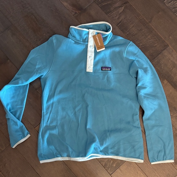 Patagonia | Tops | Patagonia Light Blue Fleece Pullover | Poshmark